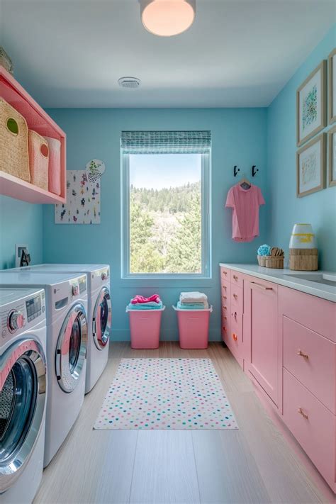 Fun Laundry Room Colors