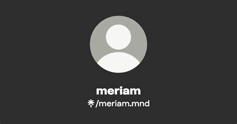 Meriam Linktree