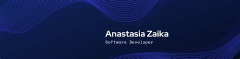 Anastasia Zaika Full Stack Developer Javascript Reactjs Node