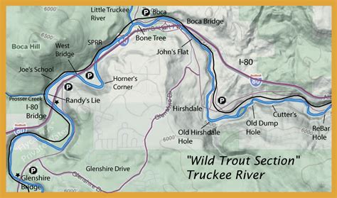 Truckee River Map