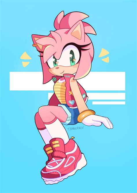 Amy Dressed As Sonic Amy Rose Sonic Sonic Fan Art