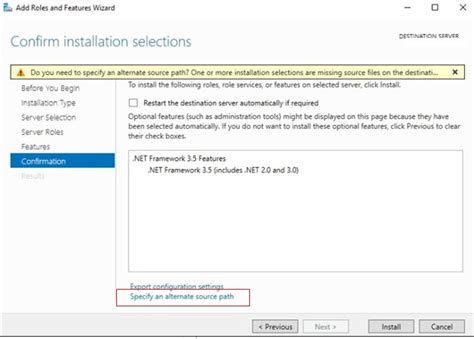 Как установить NET Framework 3 5 в Windows Server 2016 Windows для