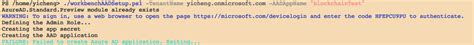 Fail To Create Azure Ad Application From Cloud Shell Microsoft Community Hub