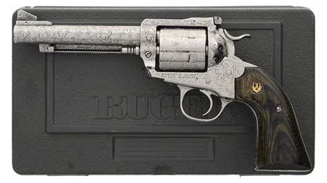 Valade Signed Engraved Ruger New Model Blackhawk Bisley Revolver Rock