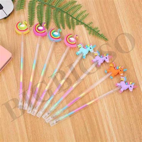 Jual Aa Grosir Pulpen Warna Warni Pulpen Rainbow Gel Pelangipulpen