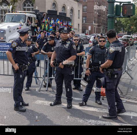 Brooklyn N Y September 5 2022 New York City Police Officers Are