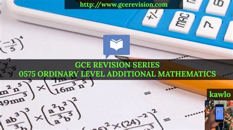 Cameroon Gce O Level June 2024 Additional Mathematics Paper 2