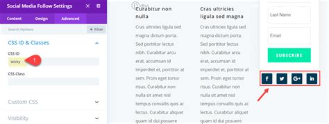 How To Make Any Divi Page Element Sticky Ask The Egghead Inc