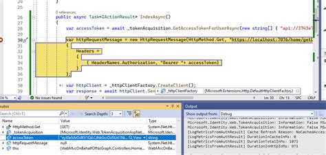 Authentication Acquiretokenforuser In Aspnet Core Web App Stack Overflow