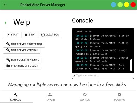 Install PocketMine Server Manager On Pop OS Using The Snap Store Snapcraft
