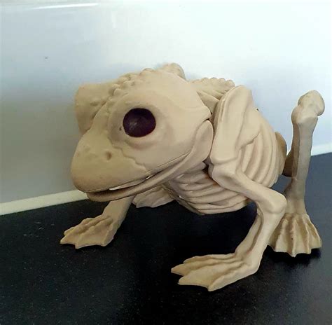 Stl File Skeleton Frog 💀 ・3d Print Object To Download・cults