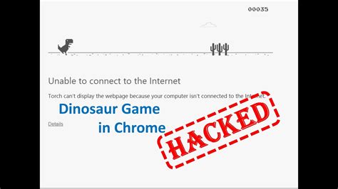 How To Hack Chromes Offline Dino Game The Best Video Youtube