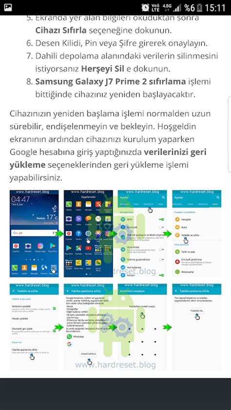 Android için Hard Reset Fabrika Ayarlarına Dön APK İndir