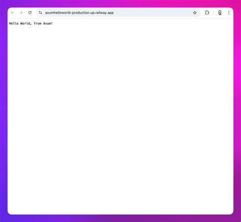 Deploy A Rust Axum App Railway Docs
