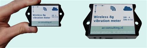 SBR And DIN MEMS Wireless MEMS Vibration Meter