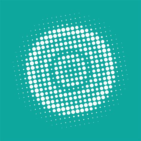 Halftone Circular Dotted Frame Design 13353411 Vector Art At Vecteezy