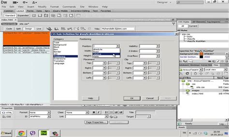 Dreamweaver Cs6 Ile Arayüz Tasarımı Youtube