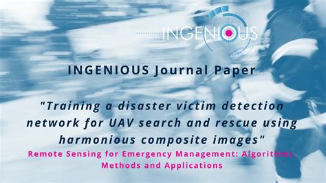 Ingenious Journal Paper Published Training A Disaster Victim