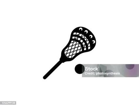 라크로스 스틱과 볼 아이콘 고립 된 라크로스 스포츠 플랫 기호 벡터 라크로스에 대한 스톡 벡터 아트 및 기타 이미지 라크로스