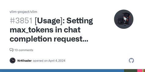Usage Setting Max Tokens In Chat Completion Request Class Returns An Empty Output Issue