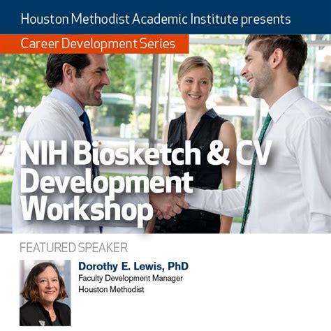 Nih Biosketch Development With Sciencv Houston Methodist Academic