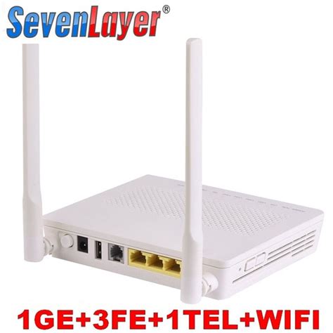 New Eg8141a5 Upc Epon Gpon Xpon Onu Ont Ftth 1ge 3fe Voice Wifi Function Mediator English