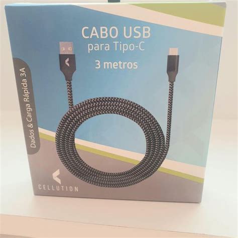 Cabo Usb Para Tipo C Metros Cellution Cellution Cabo Usb Magazine Luiza