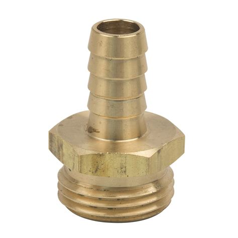 Brasscraft 12 In X 34 In Barbed Barb X Garden Hose Adapter Fitting At