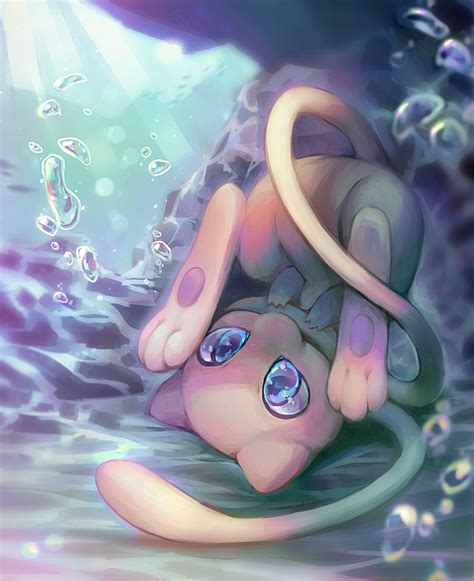 Mew Playing Underwater Mew The Pokemon Fan Art 40820566 Fanpop