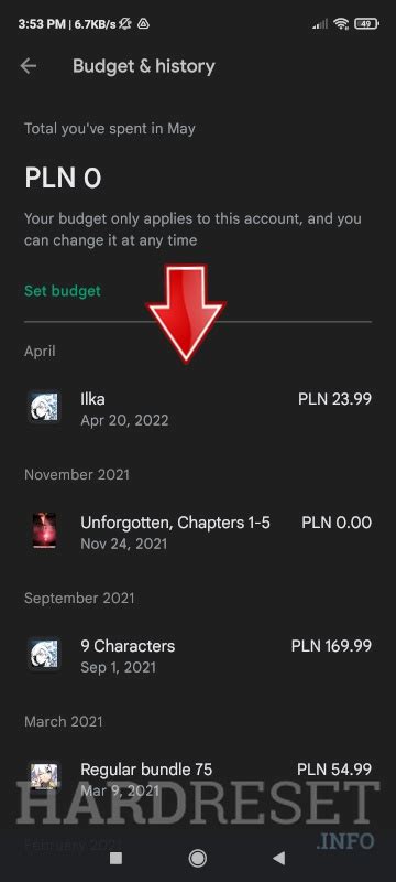 How To View Purchase History In Google Play Store HardReset Info