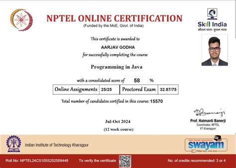 java nptel programming learning coding aarjav godha