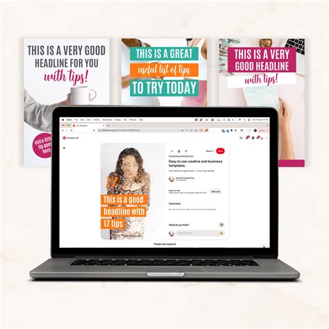 Universal Bold Pinterest Pin Canva Templates Beautiful Template Shop