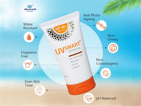 Buy Uvsmart Sunscreen Spf 40 Pa Gel Online At Best Price Clinikally