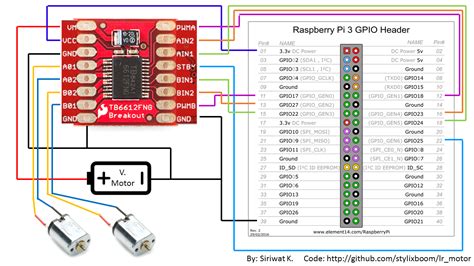 tb6612fng arduino wiring