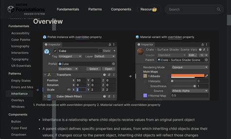 Editor Design System Spring Update For Unitys 2022 Lts Unity Engine Unity Discussions