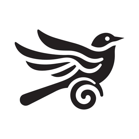 Bird Silhouette Flat Illustration 44806620 Vector Art At Vecteezy