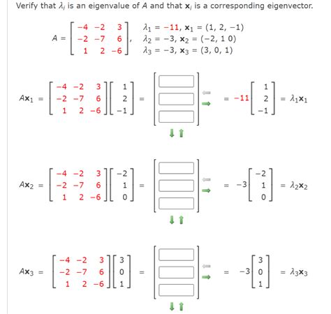 Solved Verify That λi Is An Eigenvalue Of A And That Xi Is A