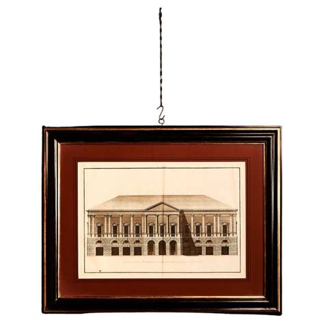 19th Century Series Of Five Prints Depicting Floor Plan Sections Of