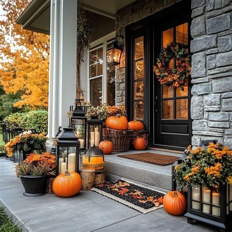 45 Beautiful Outdoor Fall Decor Ideas To Celebrate The Season