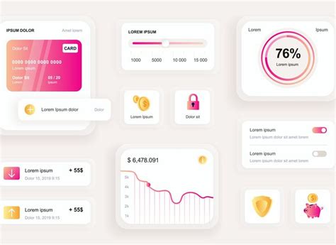 Bankign Mobile App Elements Ui Kit