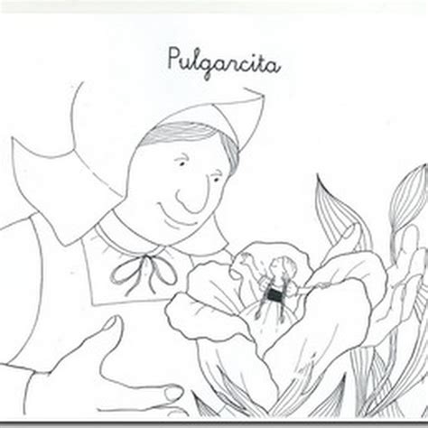 Colorear Cuento De Pulgarcita Colorear Tus Dibujos