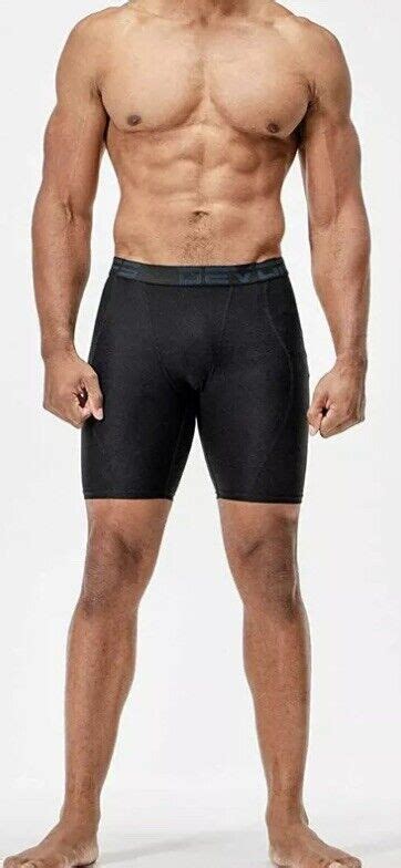 Mens Devops Black Jock Spandex Tights Compression Sho Gem