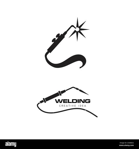 Welding Tool Vector Icon And Symbol Design Illustration Stock Vector