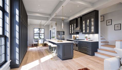 Townhouse Interior Matthew Hallett Cgarchitect Architectural Visualization Exposure