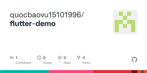 Github Quocbaovu15101996flutter Demo