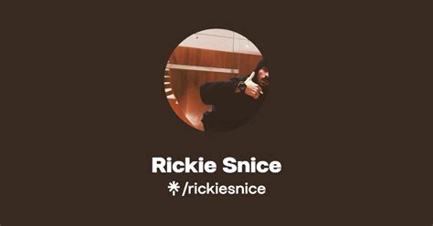 Rickie Snice Instagram Tiktok Linktree
