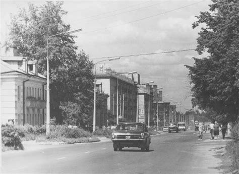 Фото Улица Максима Горького 1970 год г Череповец История России в фотографиях