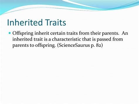 Ppt Learned Behaviors And Inherited Traits Powerpoint Presentation Free Download Id 393419
