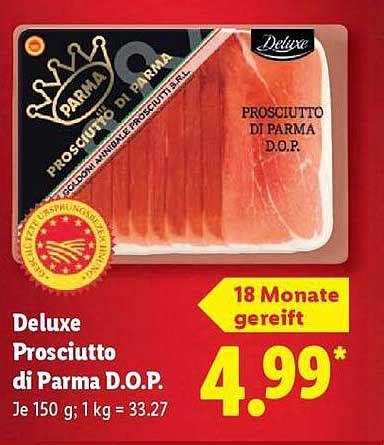 Deluxe Prosciutto Di Parma Dop Angebot Bei Lidl Prospektgurude