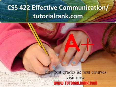 ppt css 422 effective communication powerpoint